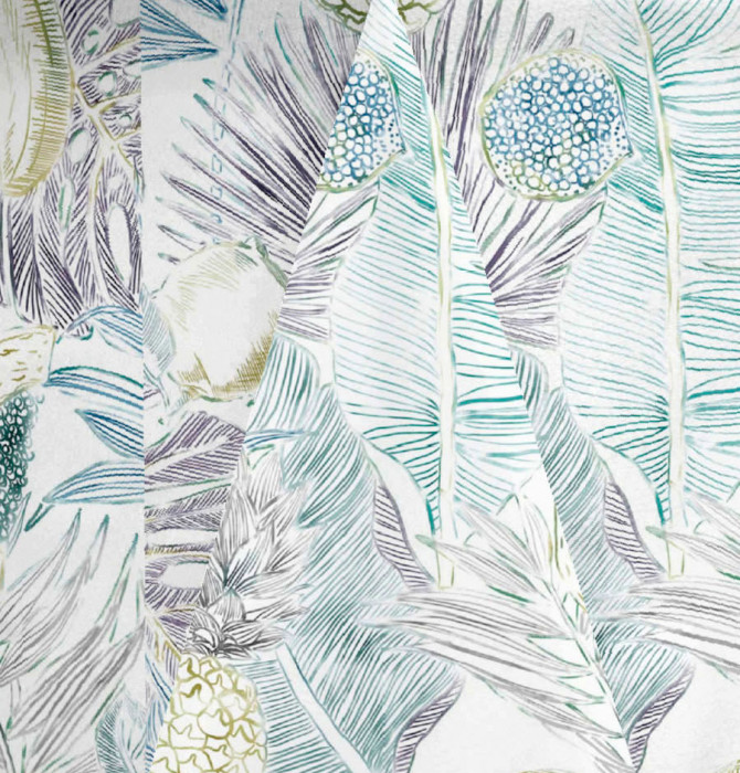 Nappe coton enduite PVC Equateur Nydel - Blancollection