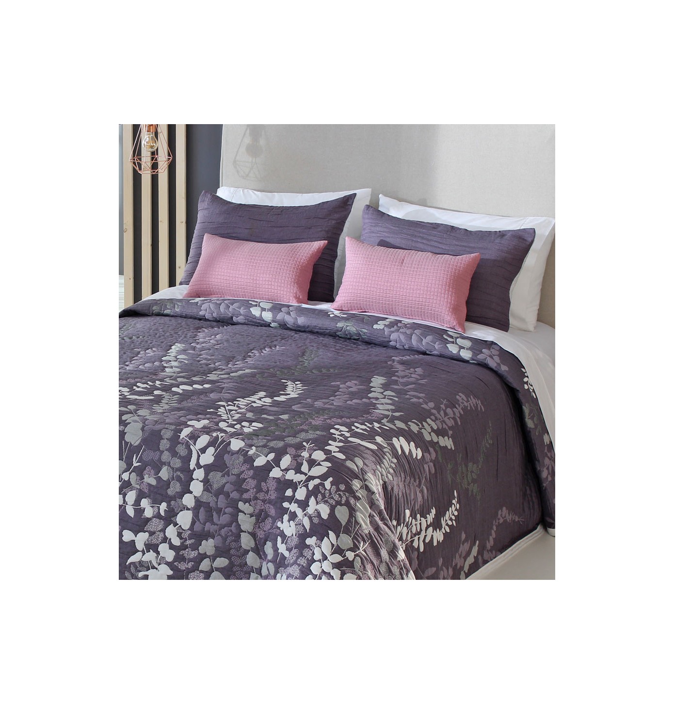 Couvre Lit Violet