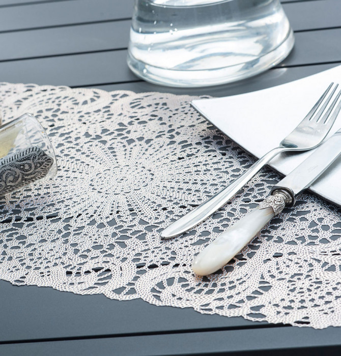 Lot de sets de table Carodeco Calitex - Blancollection