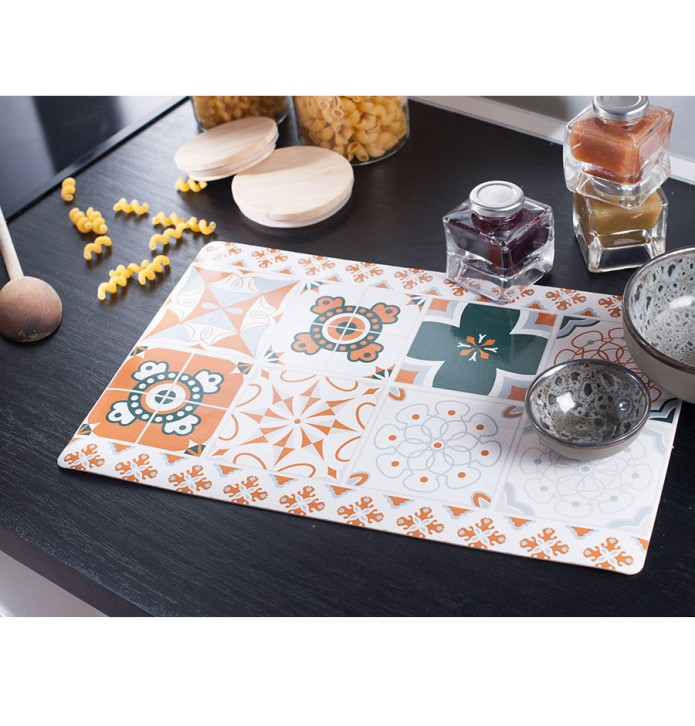 Lot de sets de table Carodeco Calitex - Blancollection