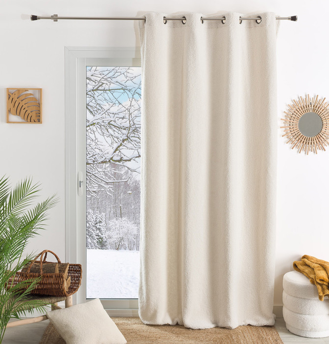 Rideaux coton ou polyester pour fenêtre et baie - Blancollection